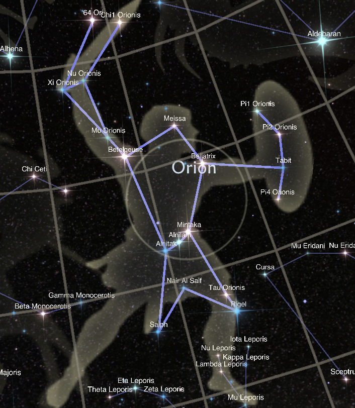 Finding direction with the Constellation of Orion - Bushguide 101