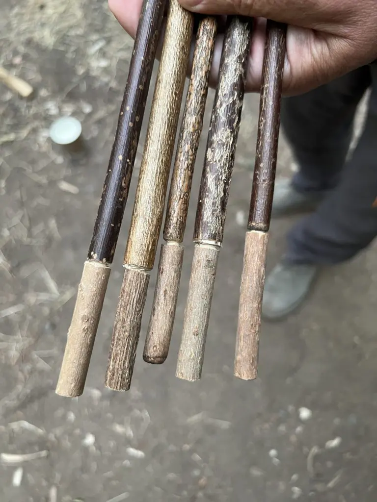 Hand drilling in UK as taught by Dave Watson Bushguide 101