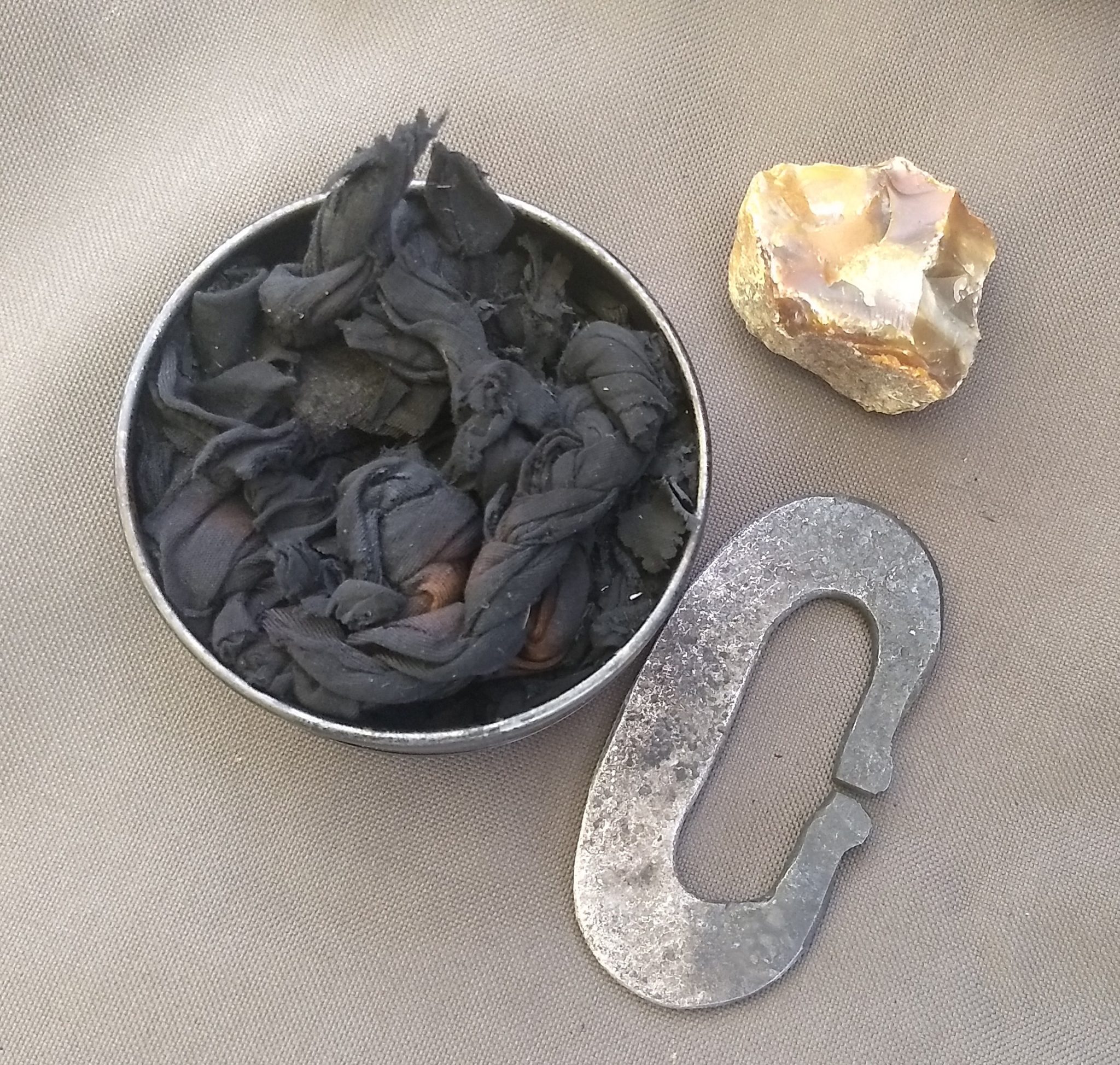 Fire lighting with Flint & Steel - Bushguide 101