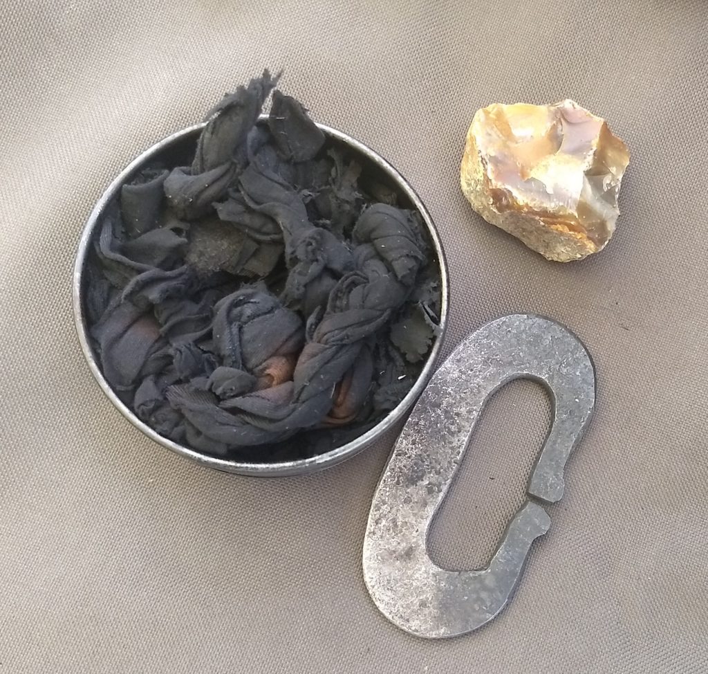 Fire lighting with Flint & Steel - Bushguide 101