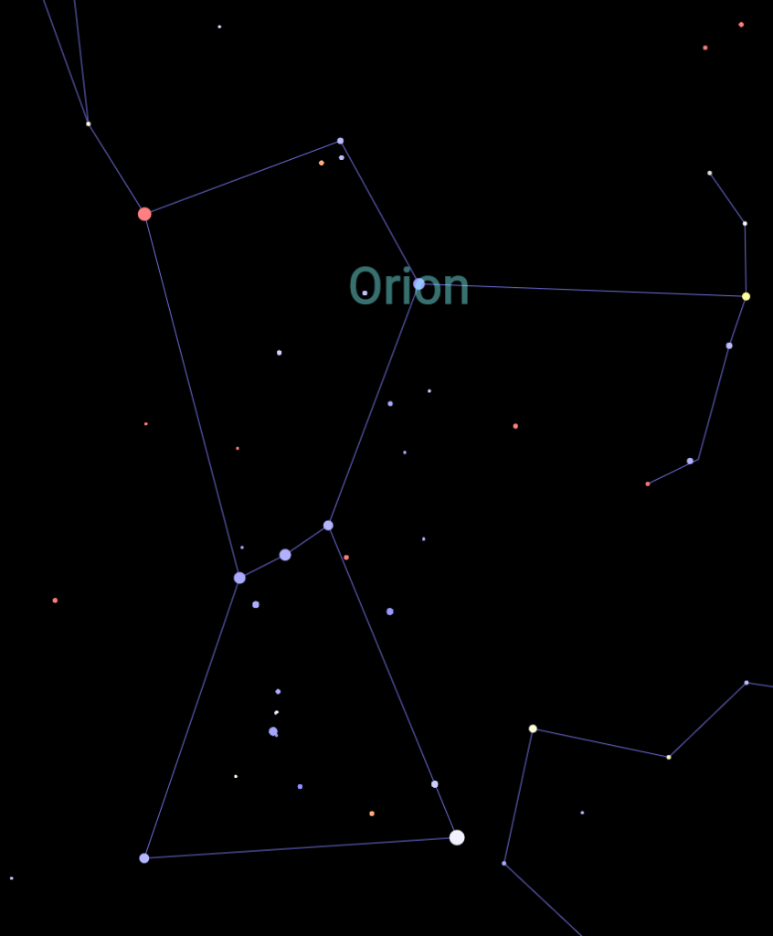 Finding direction with the Constellation of Orion - Bushguide 101
