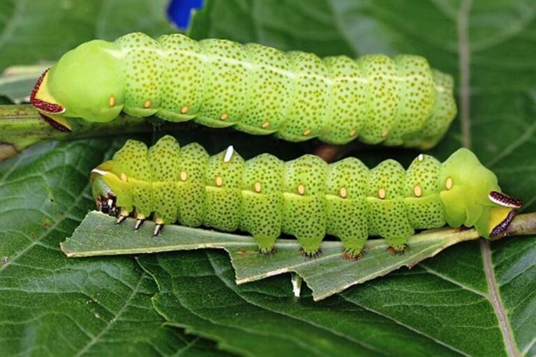 Green caterpillars, called 'Kaba' in D.R. Congo - Bushguide 101