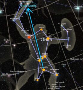 Finding direction with the Constellation of Orion - Bushguide 101